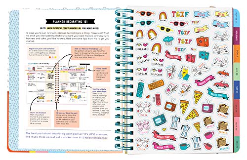 Rise and Shine 17-Month Large Planner AUG 2020-DEC 2021 (Pipsticks+Workman)