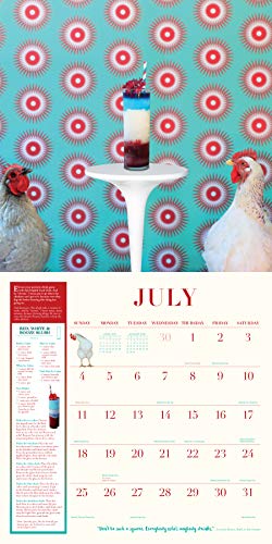 Drinking with Chickens Wall Calendar 2021