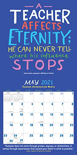 Wonder Wall Calendar 2021