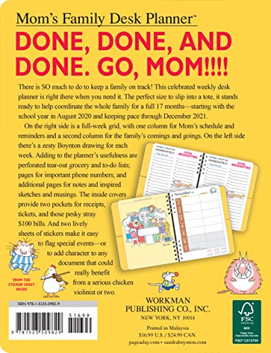 Mom's Family Desk Planner 2021