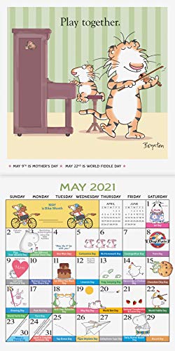 Sandra Boynton's Every Day's a Fabulous Holiday 2021 Wall Calendar