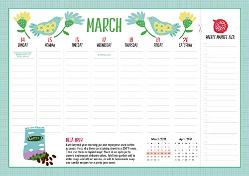 The Kitchen Companion Page-A-Week Calendar 2021