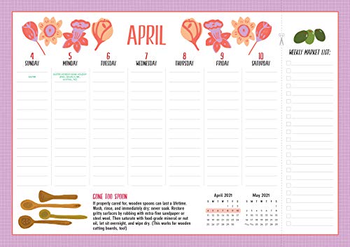 The Kitchen Companion Page-A-Week Calendar 2021