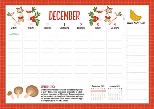 The Kitchen Companion Page-A-Week Calendar 2021
