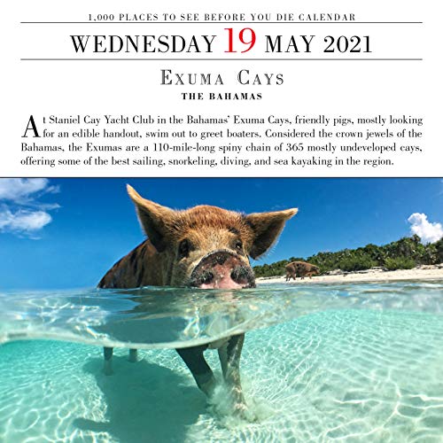1,000 Places to See Before You Die Page-A-Day Calendar 2021