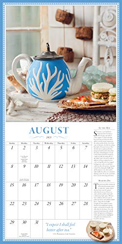 Collectible Teapot & Tea Wall Calendar 2021