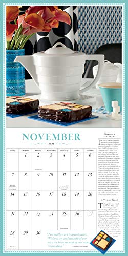 Collectible Teapot & Tea Wall Calendar 2021