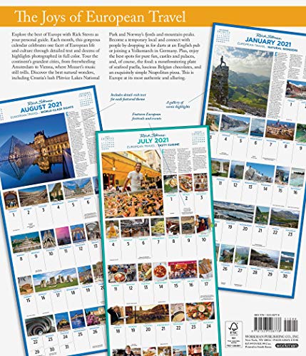 Rick Steves' Europe Picture-A-Day Wall Calendar 2021