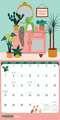 Crazy Plant Lady Mini Wall Calendar 2021