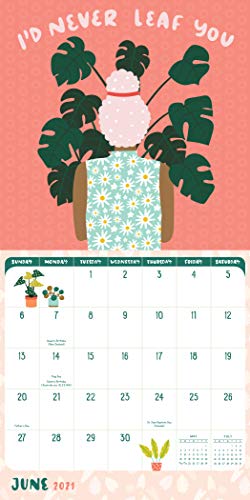 Crazy Plant Lady Mini Wall Calendar 2021