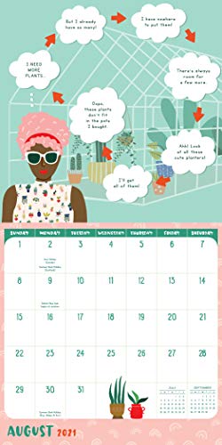 Crazy Plant Lady Mini Wall Calendar 2021
