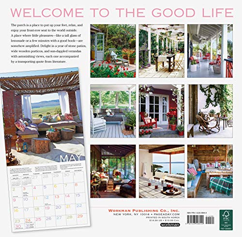 Out on the Porch Wall Calendar 2021