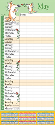 Mom's Family Wall Calendar 2021