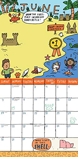 Kid's Awesome Activity Wall Calendar 2020