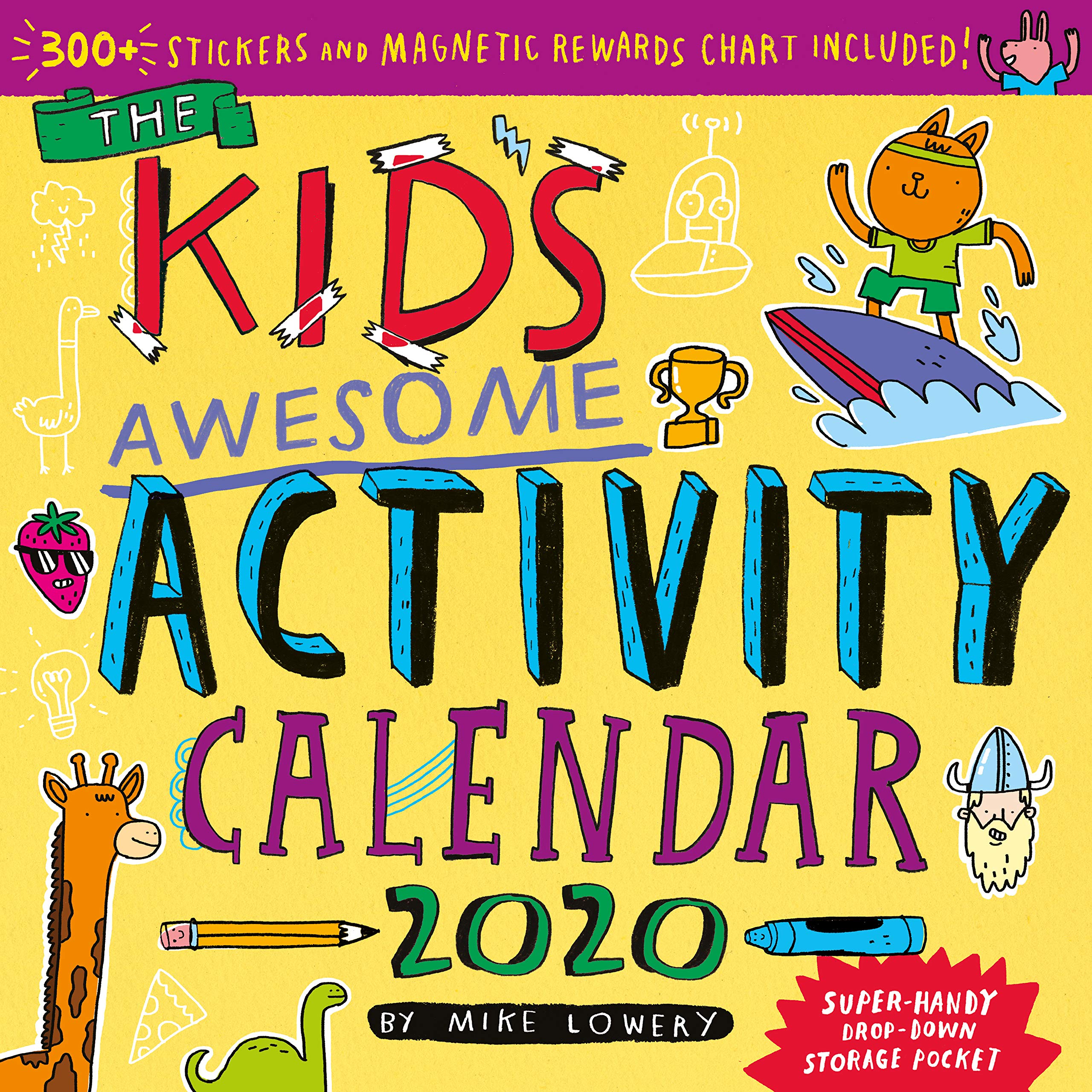 Kid's Awesome Activity Wall Calendar 2020