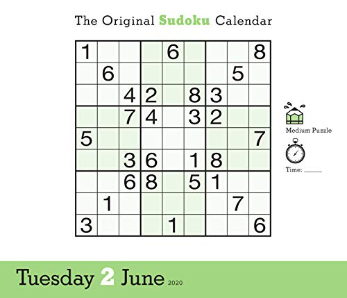 The Original Sudoku Page-A-Day Calendar 2020