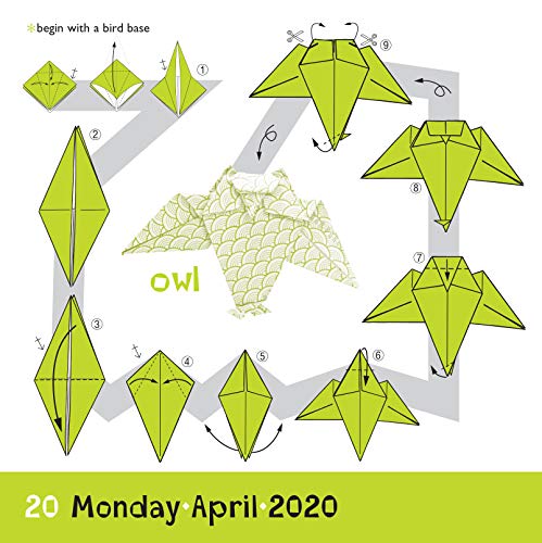 Origami Page-A-Day Calendar 2020