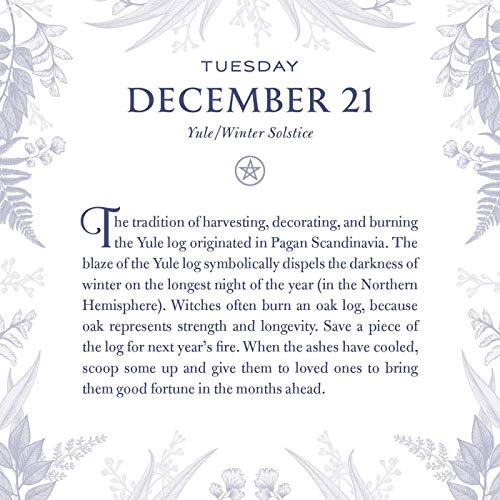 A Witch's Year 2021 Daily Calendar: 365 Days of Witchcraft Wisdom, Lore, and Magick