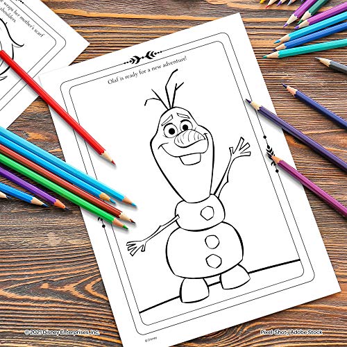 Disney Frozen 2 Elsa and Anna Giant 192-Page Coloring and Activity Book with Over 100 Stickers and a Poster 45820 Bendon