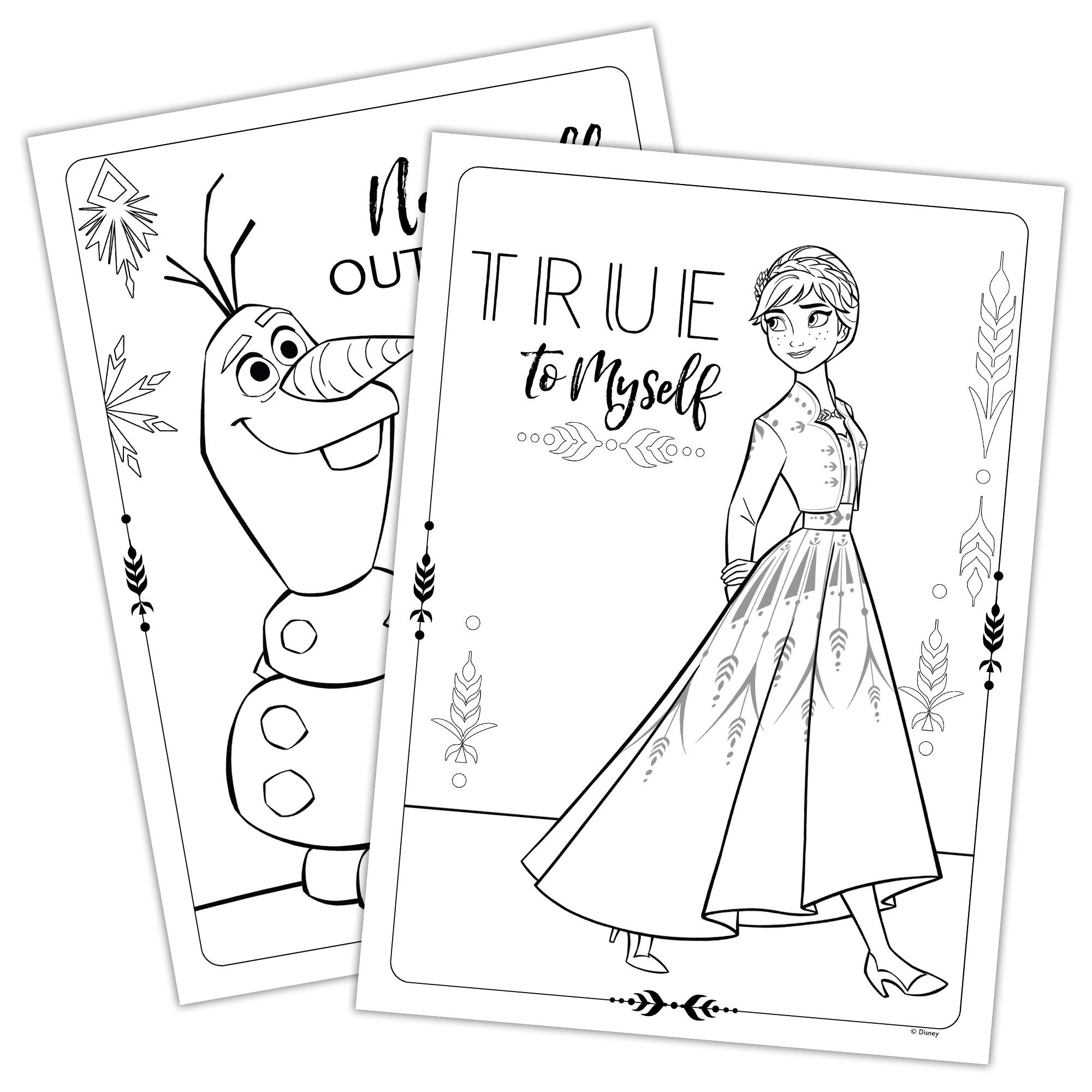 Disney Frozen 2 Mini Coloring Book Play Pack 10 Pack Party Supplies with Coloring Book, Crayons, and Stickers 45816 Bendon