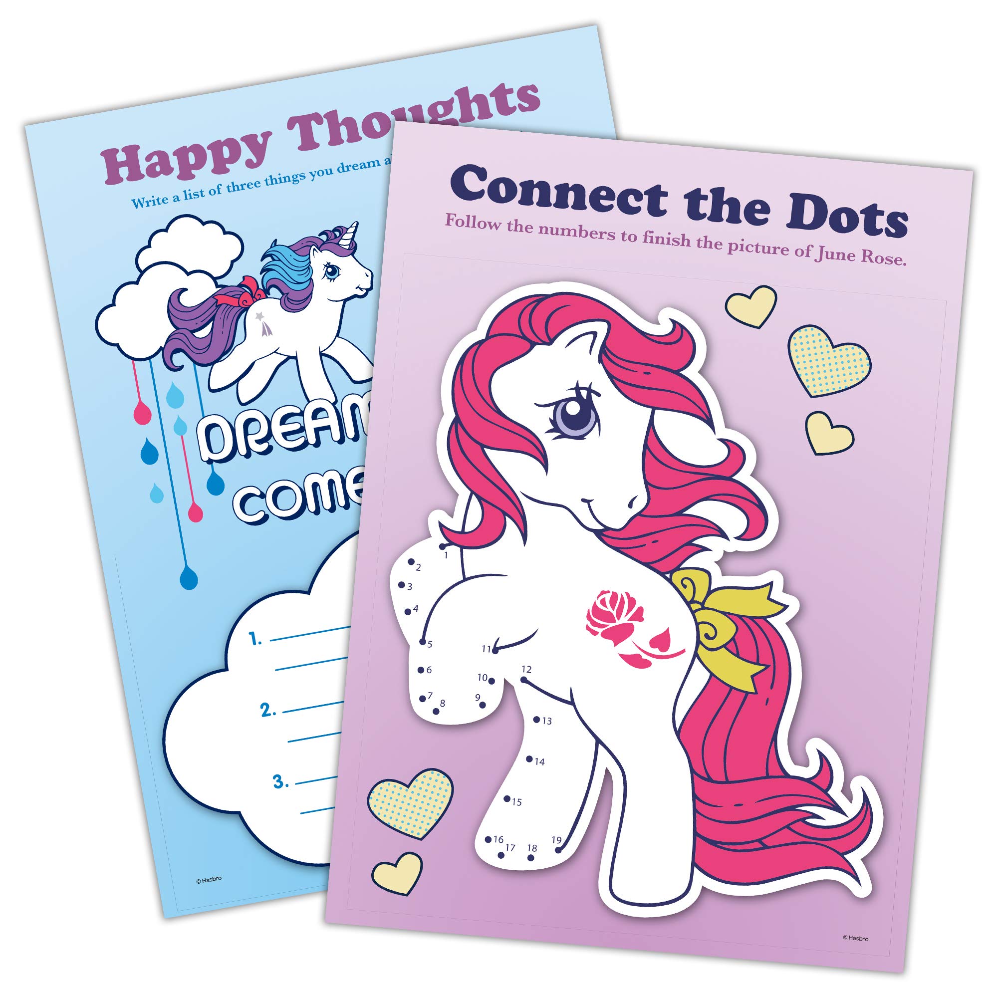 My Little Pony 48-Page Coloring and Activity Book with 50 Jewel Stickers, 45774 Bendon