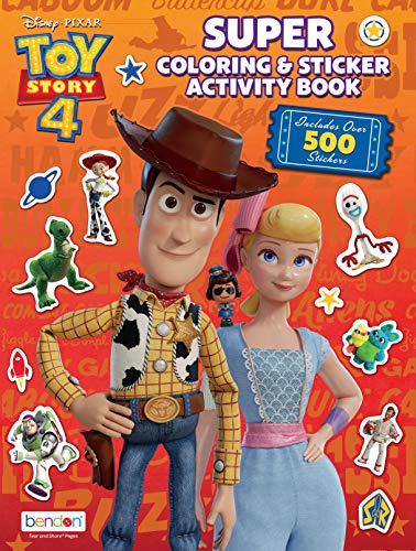 Disney Toy Story 4 Giant Sticker Activity Book with 500 Stickers Bendon 45665