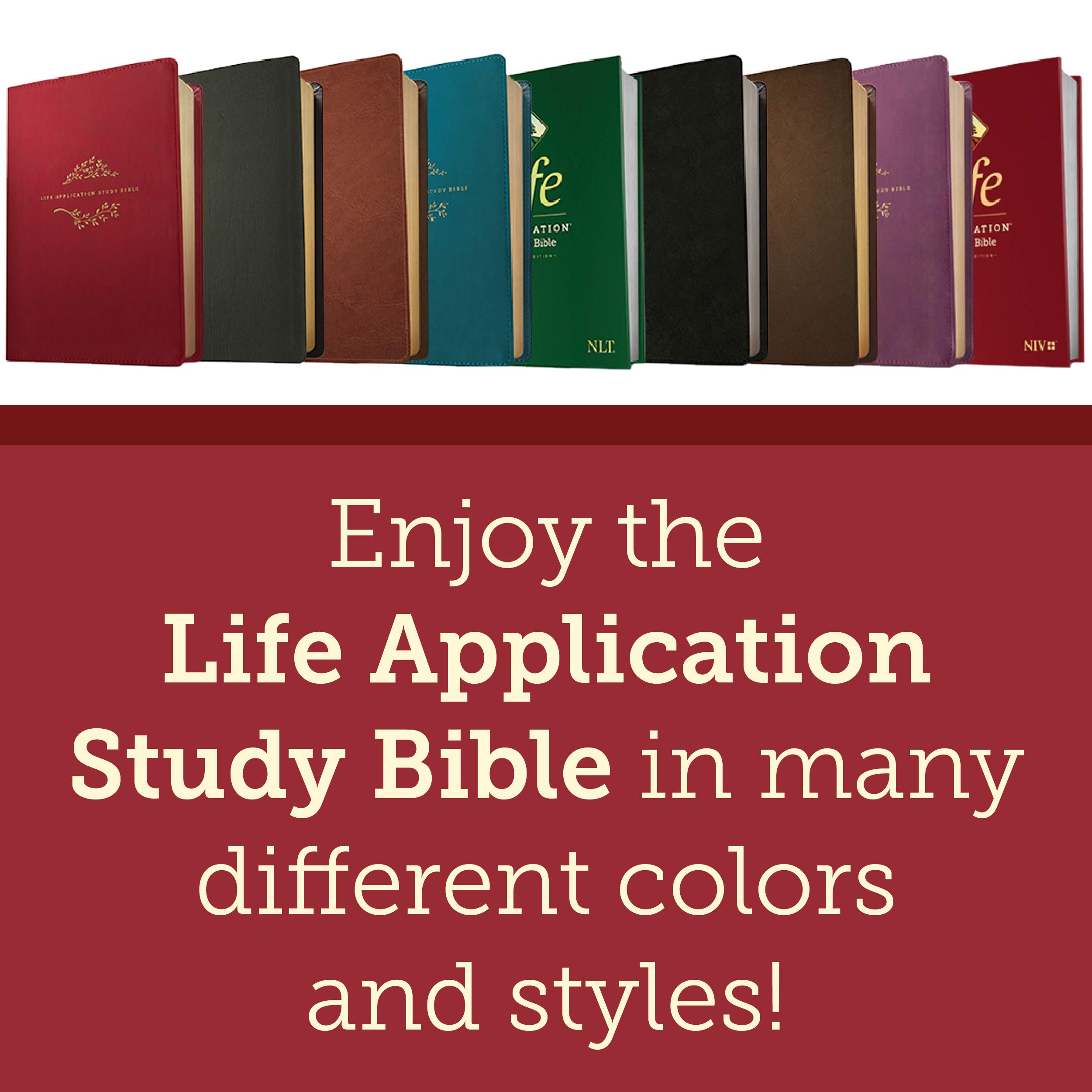 NIV Life Application Study Bible, Third Edition (Hardcover) Tyndale NIV Bible with Updated Notes and Features, Full Text New International Version