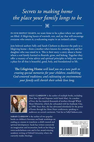 The Lifegiving Home: Creating a Place of Belonging and Becoming