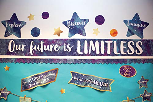 Carson Dellosa Galaxy Our Future is Limitless Bulletin Board Set