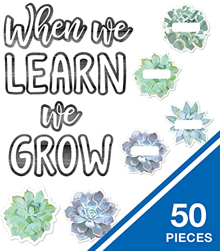 Schoolgirl Style - Simply Stylish | When We Learn We Grow Bulletin Board Set