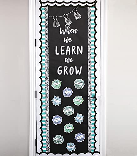 Schoolgirl Style - Simply Stylish | When We Learn We Grow Bulletin Board Set