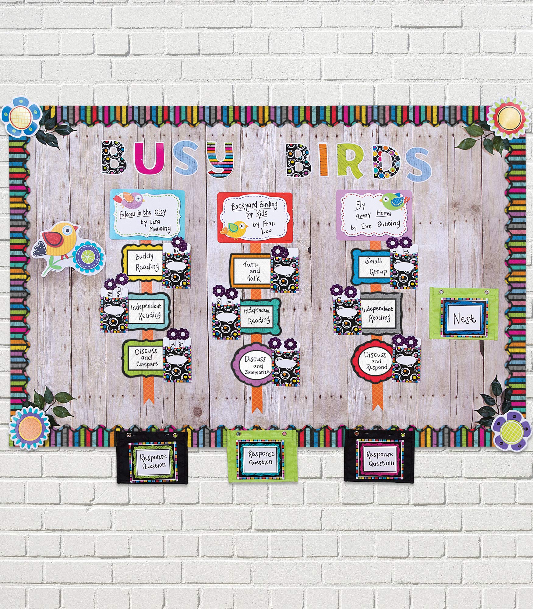 Carson Dellosa 76 Piece 4 Inch Colorful Chalkboard Bulletin Board Letters for Classroom, Uppercase Alphabet Letters, Numbers, Punctuation & Symbols, Cutout Letters for Bulletin Boards