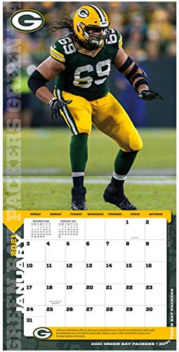 Green Bay Packers 2021 Calendar