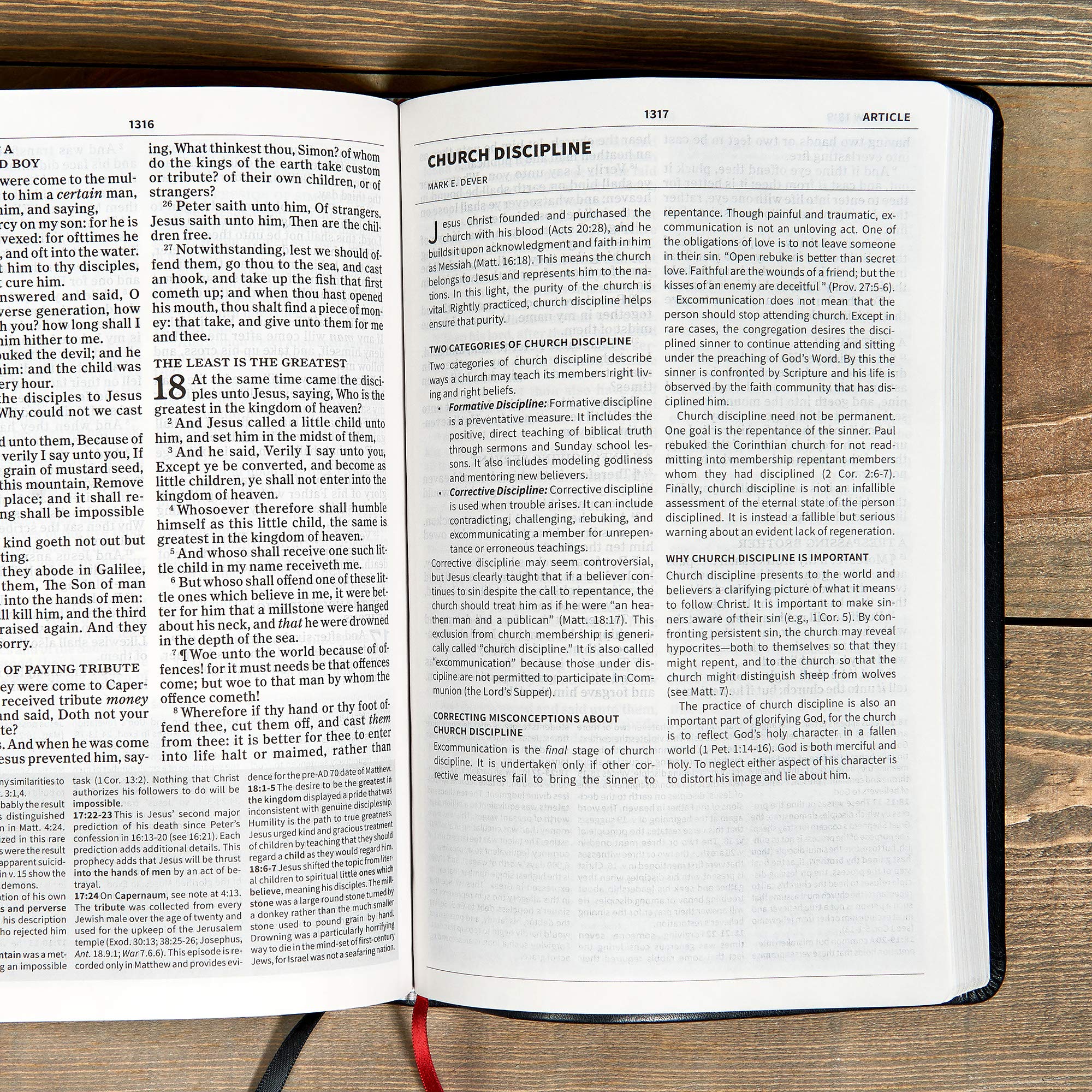 KJV Everyday Study Bible, Black LeatherTouch, Black Letter, Pure Cambridge Text, Study Notes and Comentary, Illustrations, Aricles, Charts, Easy-to-Carry, Easy-to-Read Bible MCM Type