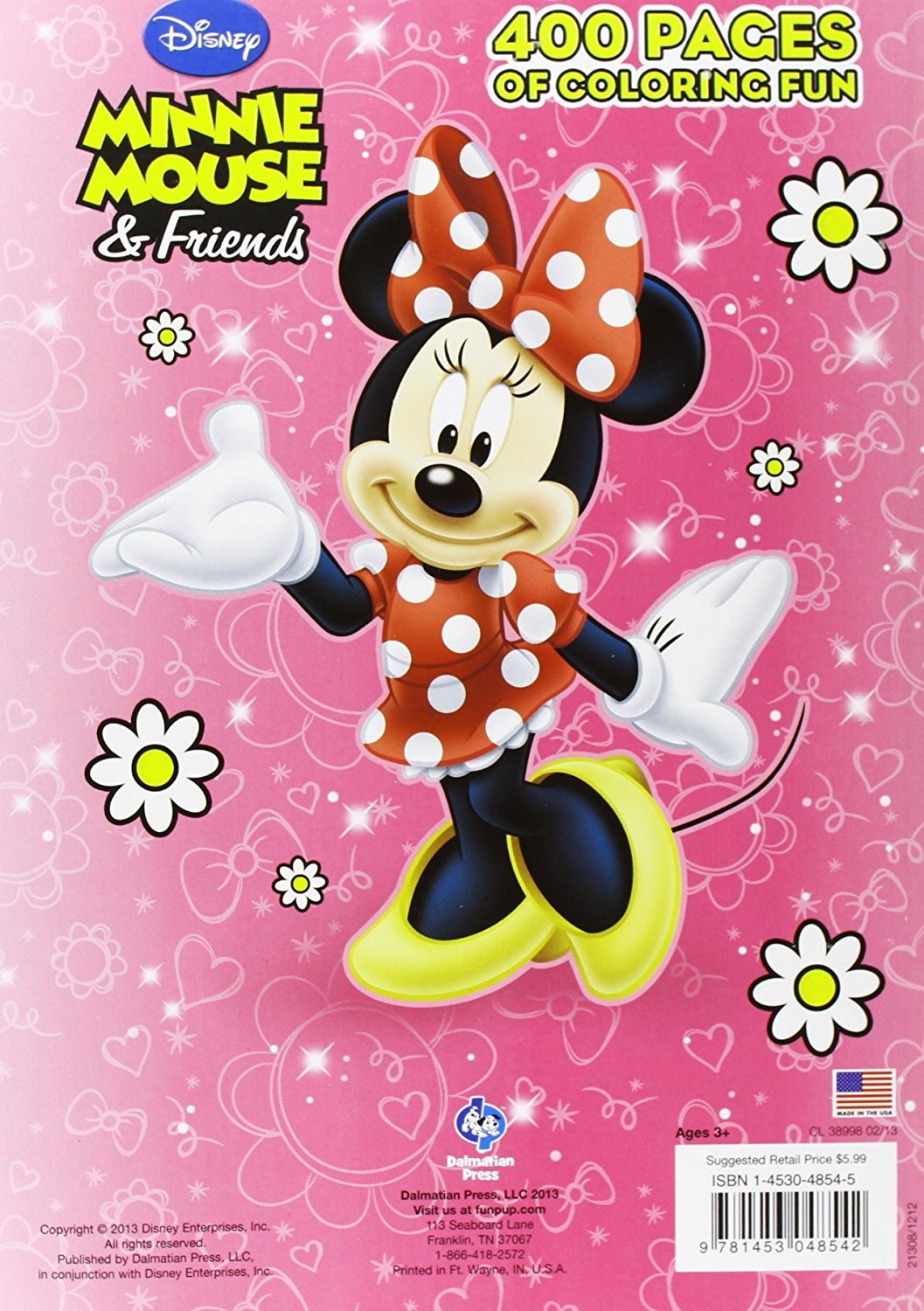 Minnie Mouse & Friends: Minni-tastic: 400 Pages of Coloring Fun