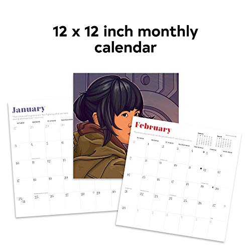 Star Wars Women of the Galaxy 2021 Wall Calendar