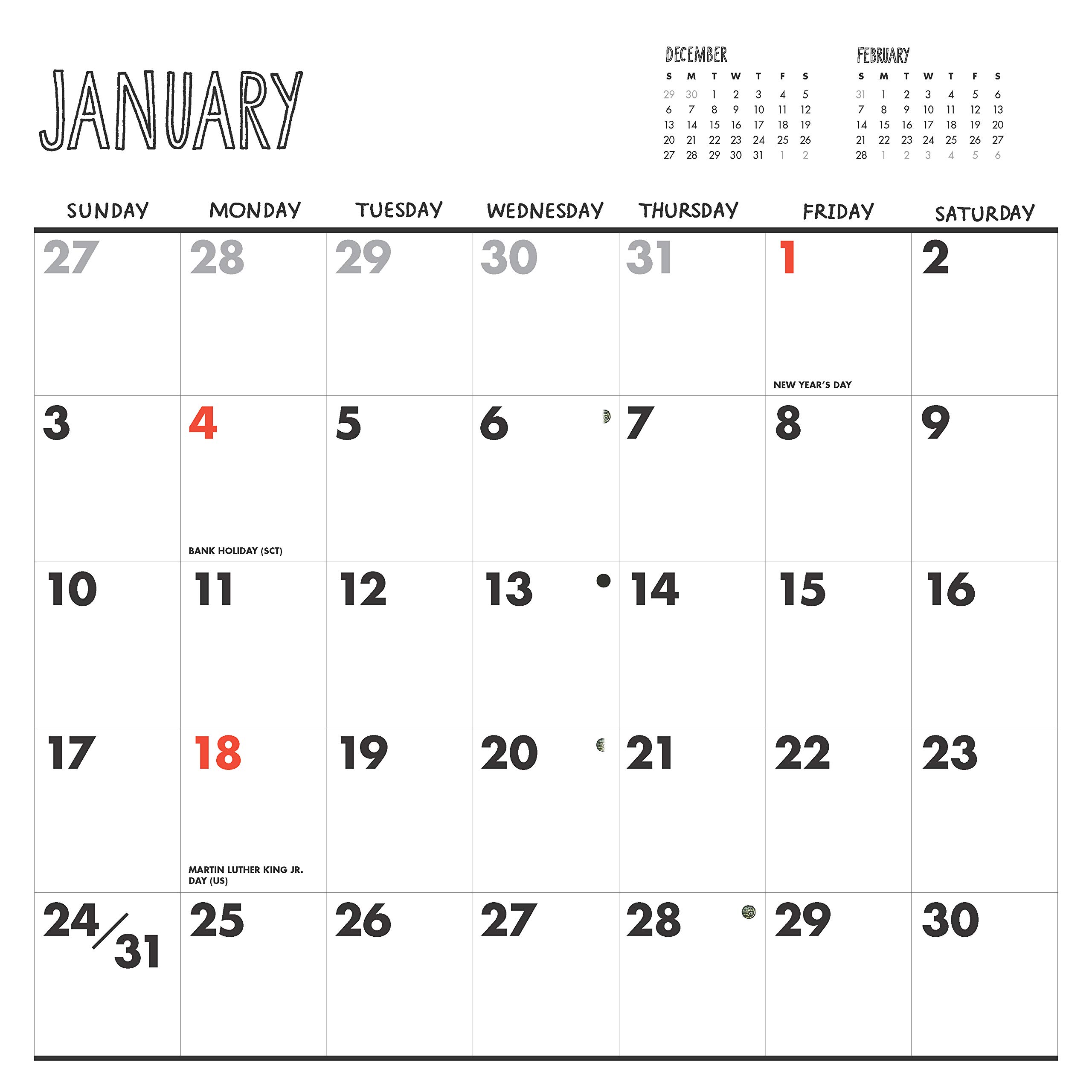 Darth Vader & Son 2021 Wall Calendar