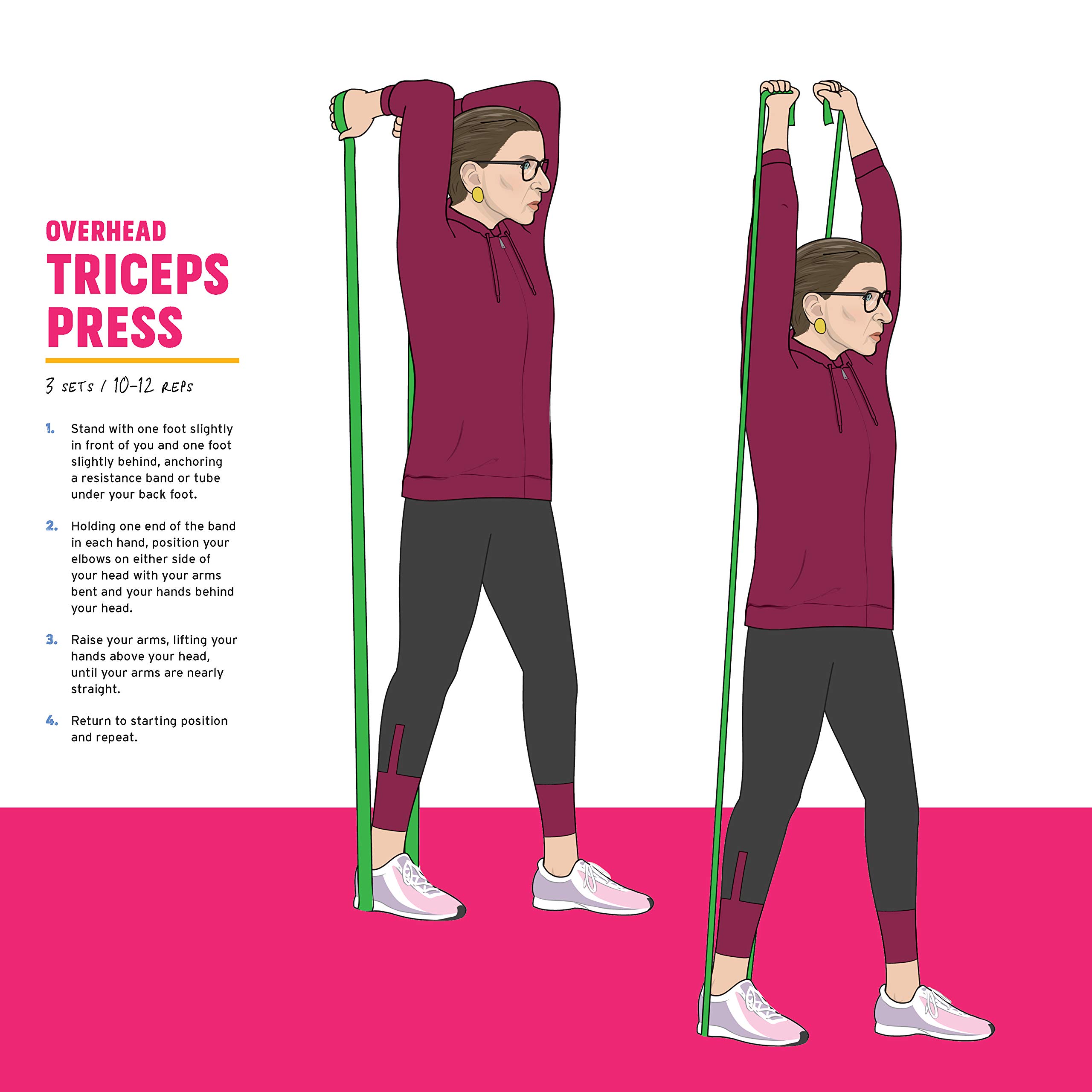 RBG Workout 2021 Wall Calendar: (Ruth Bader Ginsburg Women's Exercise 12-Month Calendar, Monthly Calendar to Work Out with a Supreme Court Justice)