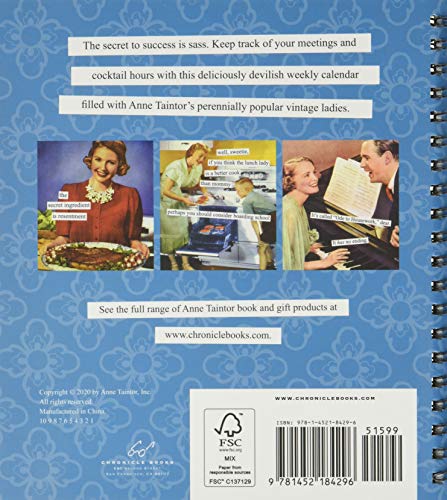 Anne Taintor 2021 Engagement Calendar: (Funny Woman Calendar, Weekly Planner with Vintage Ads and Funny Captions)