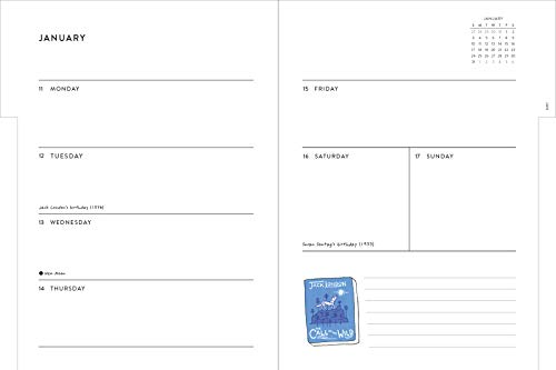 Bibliophile 2021 12-Month Planner: (Weekly Agenda of Miscellany for Book Lovers, Yearly Calendar for Writers)
