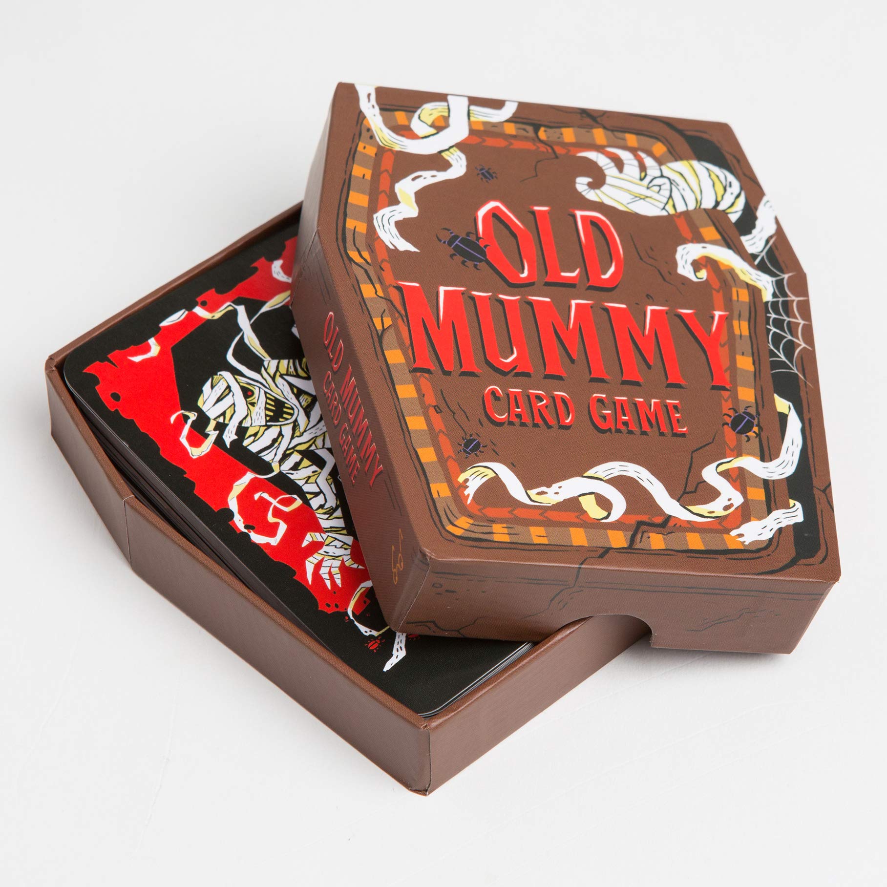 Chronicle Books Old Mummy Card Game: (Spooky Mummy and Monster Playing Cards, Halloween Old Maid Card Game), 1 EA