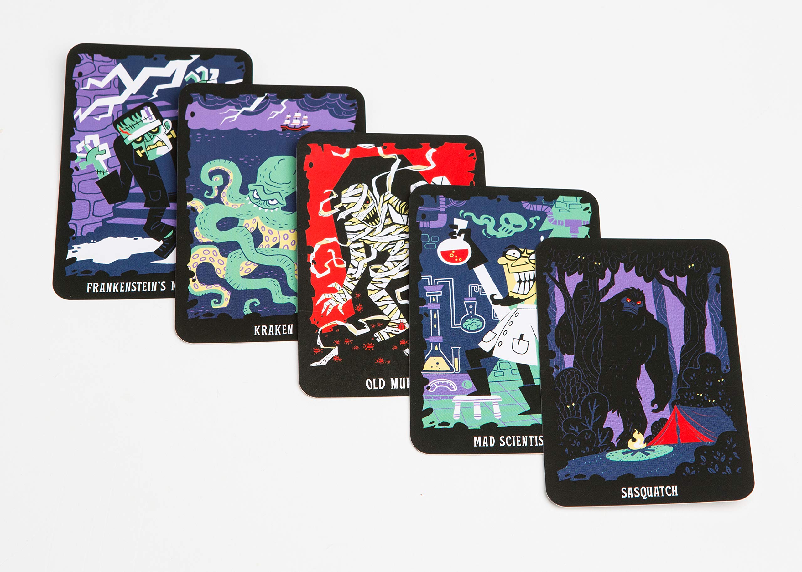 Chronicle Books Old Mummy Card Game: (Spooky Mummy and Monster Playing Cards, Halloween Old Maid Card Game), 1 EA