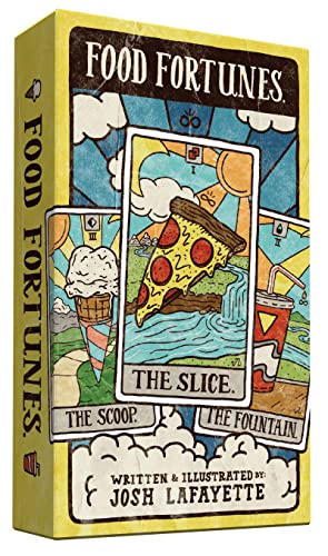 Food Fortunes Card Deck (Gifts for Foodies, Food Lover Gifts, Funny Tarot Cards, Funny Deck of Cards)