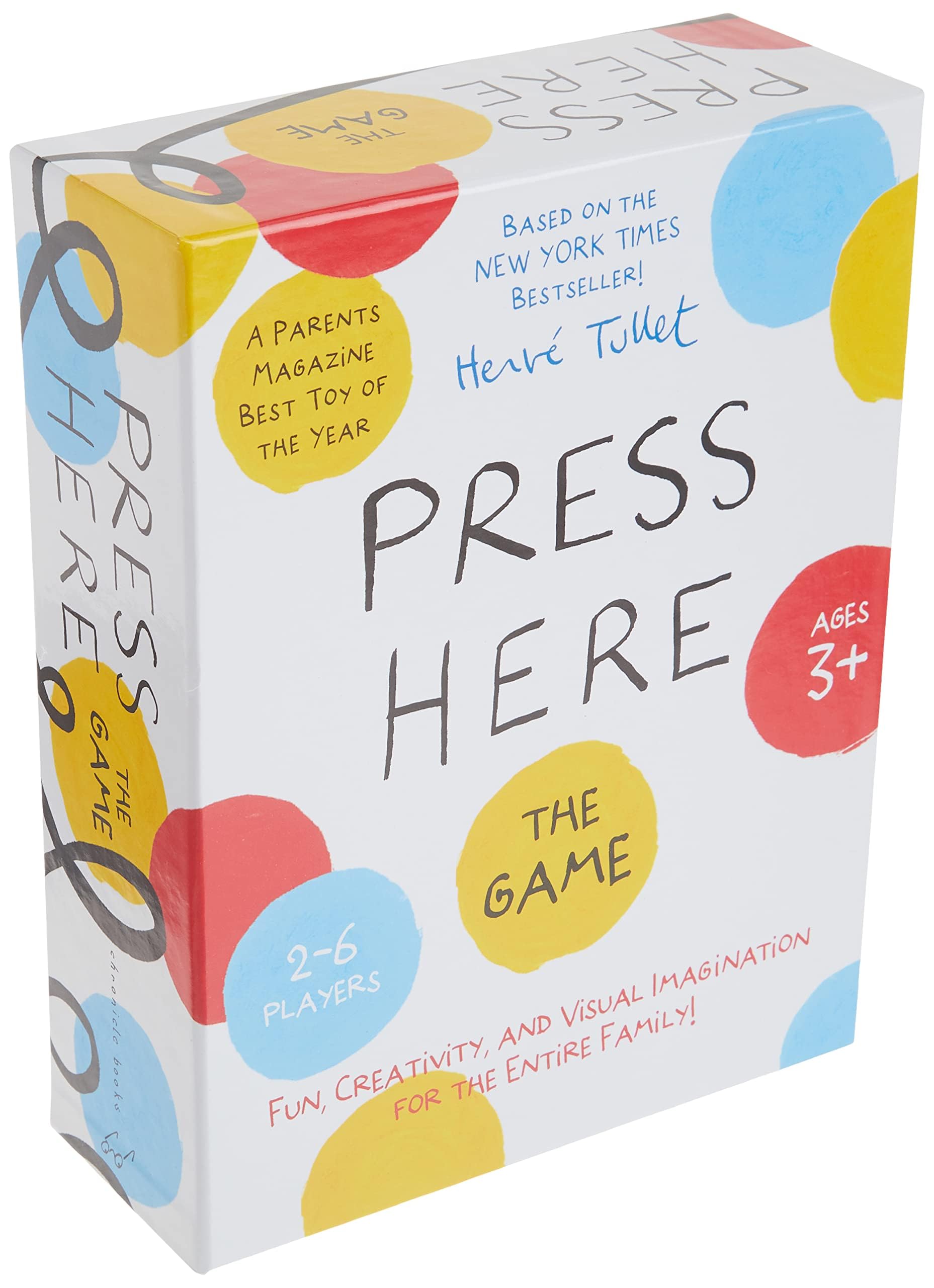 Hervé Tullet's Press Here Game (Art Games for Preschool, Preschool Game, Games for Children Ages 2-6)