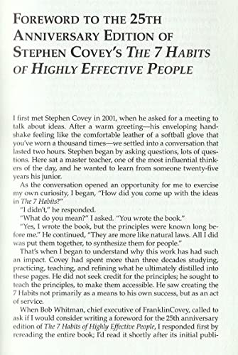 The 7 Habits of Highly Effective People: Powerful Lessons in Personal Change