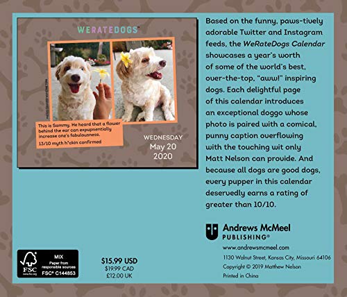WeRateDogs 2020 Day-to-Day Calendar