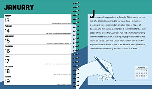 The Left-Hander's 2020 Weekly Planner Calendar