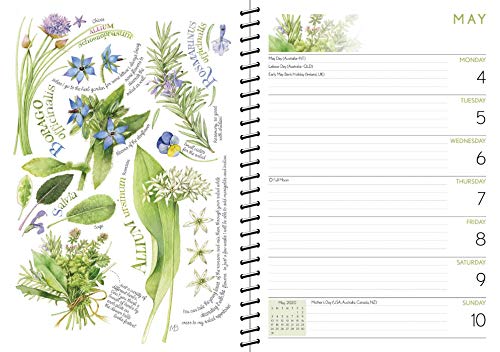Marjolein Bastin 2020 Monthly/Weekly Planner Calendar: Nature's Inspiration