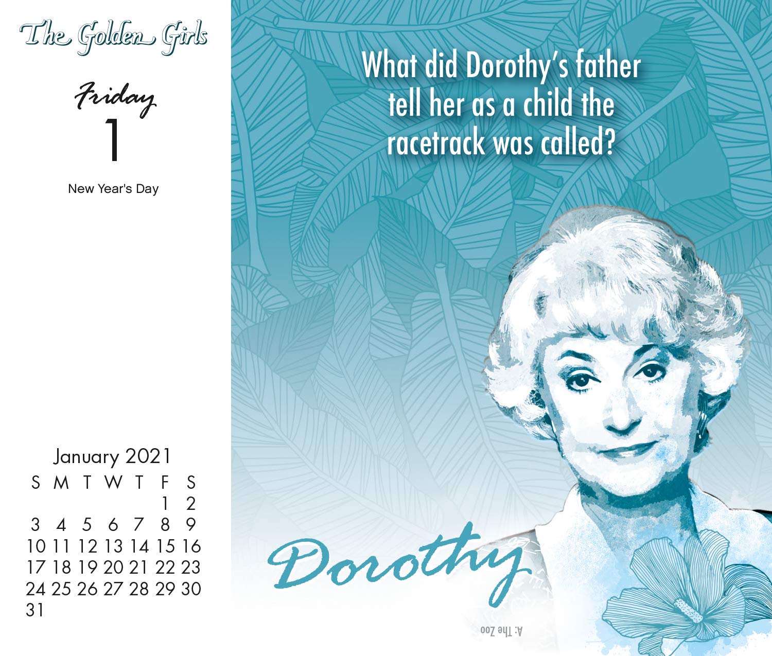 Golden Girls 2021 Calendar
