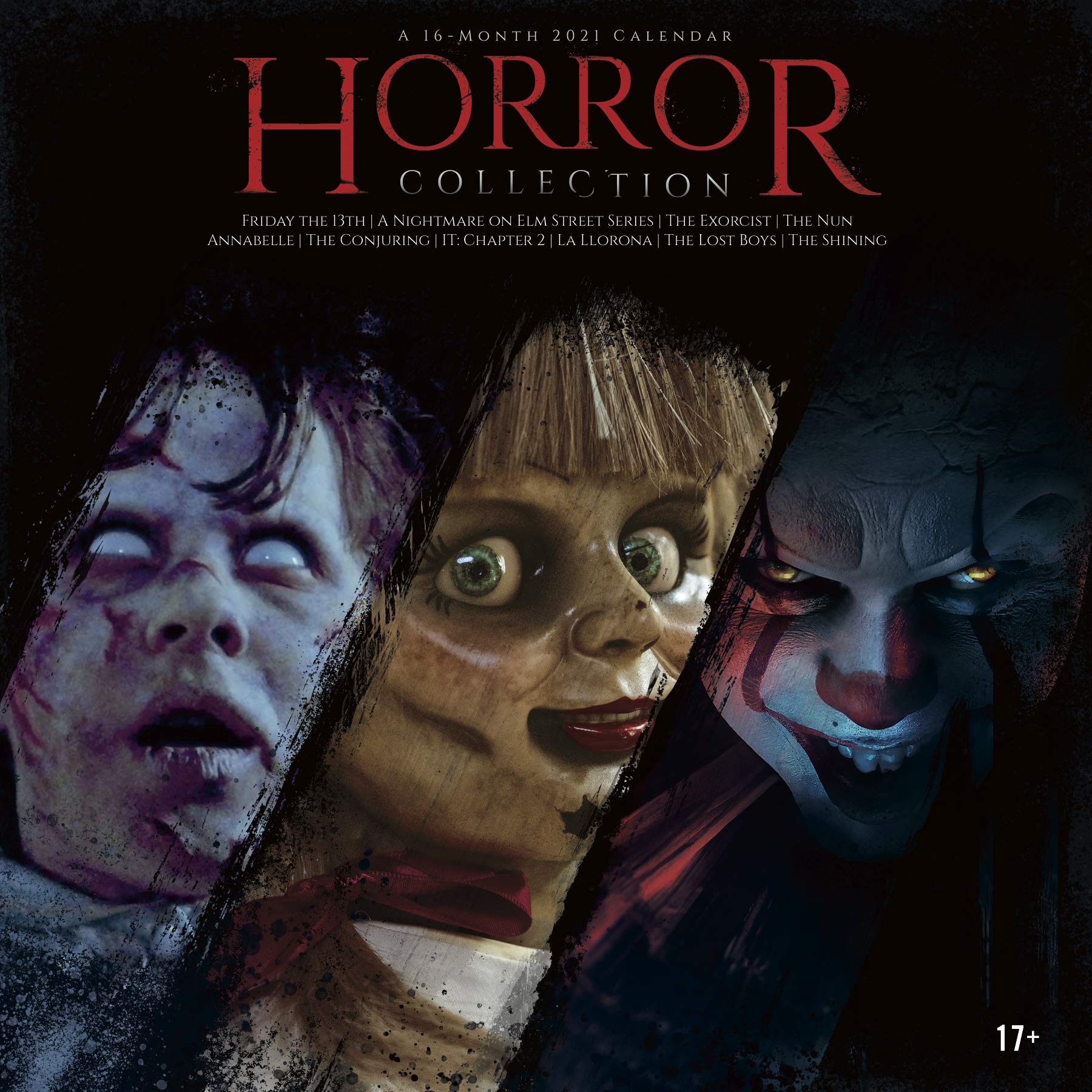 2021 Horror Collection Wall Calendar